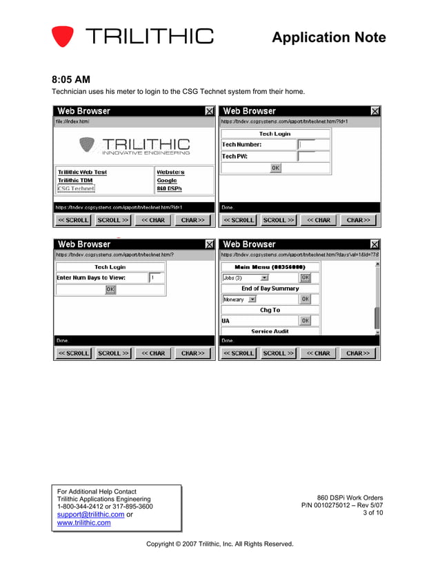860 dspi work_orders_appnote | PDF | Computing | Technology & Computing