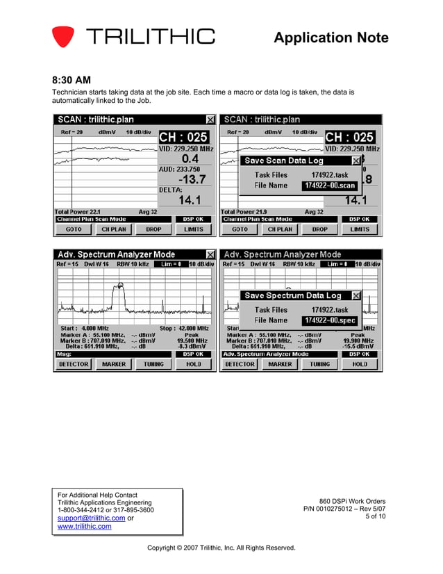860 dspi work_orders_appnote | PDF | Computing | Technology & Computing