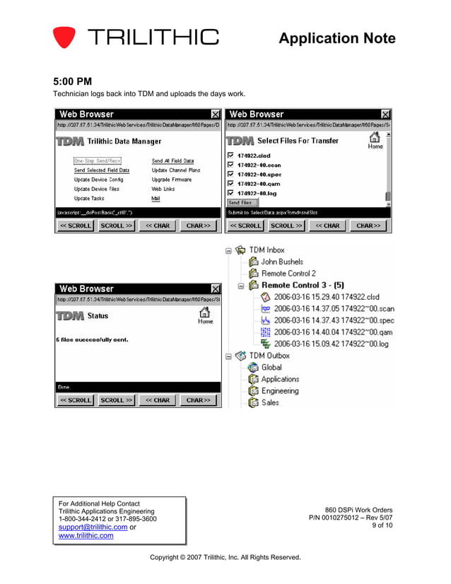 860 dspi work_orders_appnote | PDF | Computing | Technology & Computing