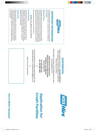 HSS Application | PDF