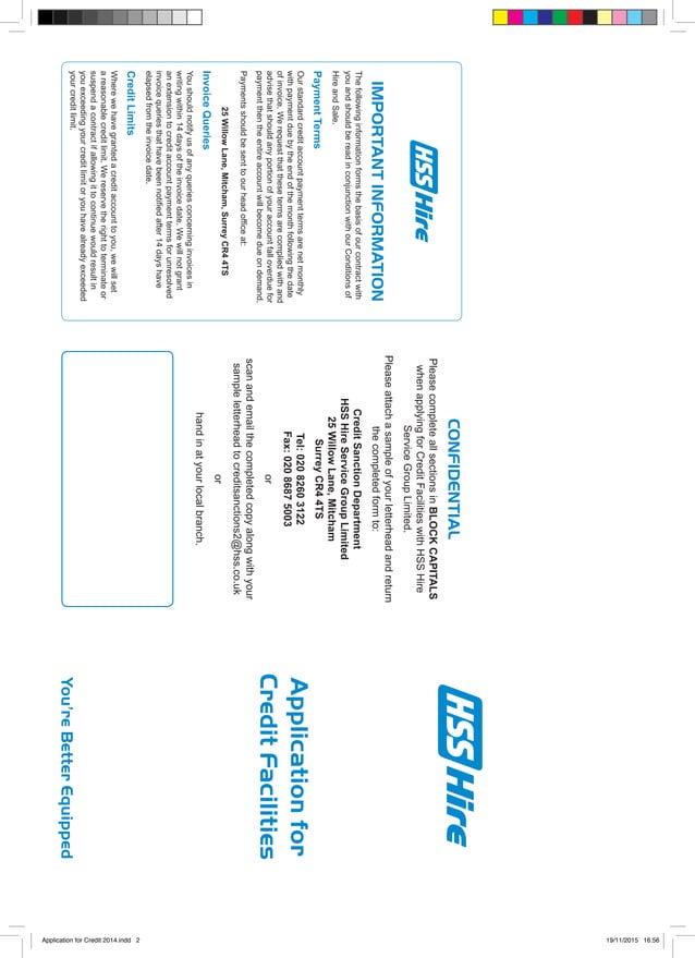 HSS Application | PDF