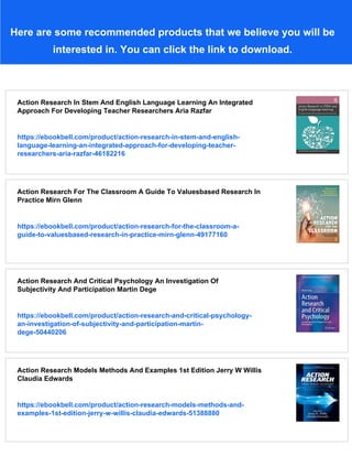 Action Research Continuum Research Methods Patrick Costello | PDF