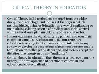 CRITICAL THINKING AND REFLECTIVE PRACTICES-Unit 1-INTRODCUTION TO ...