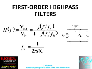 Comprehensive Guide to Frequency Response, Bode Plots, and Resonance in ...