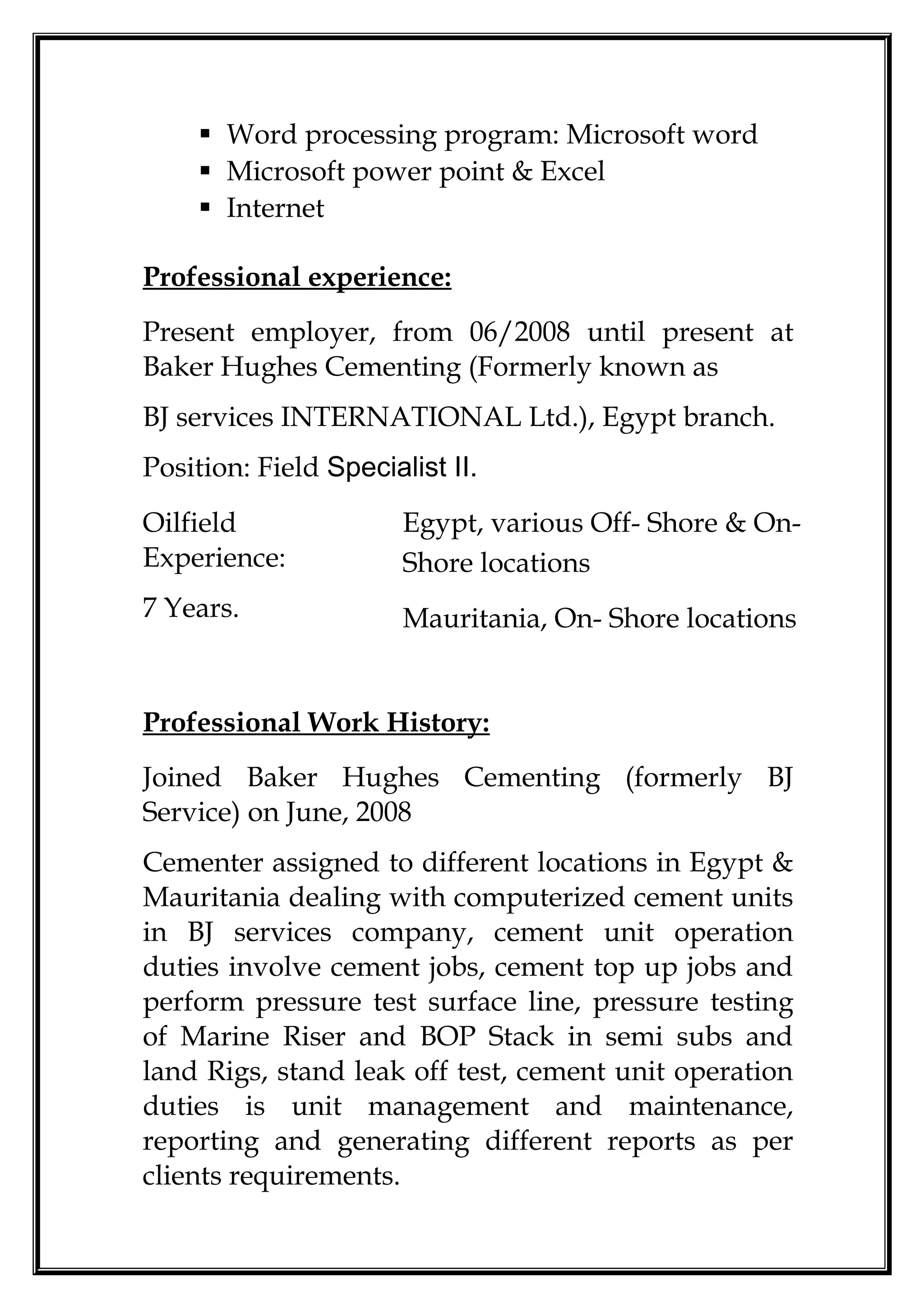 WALEED CV new - Copy | DOC