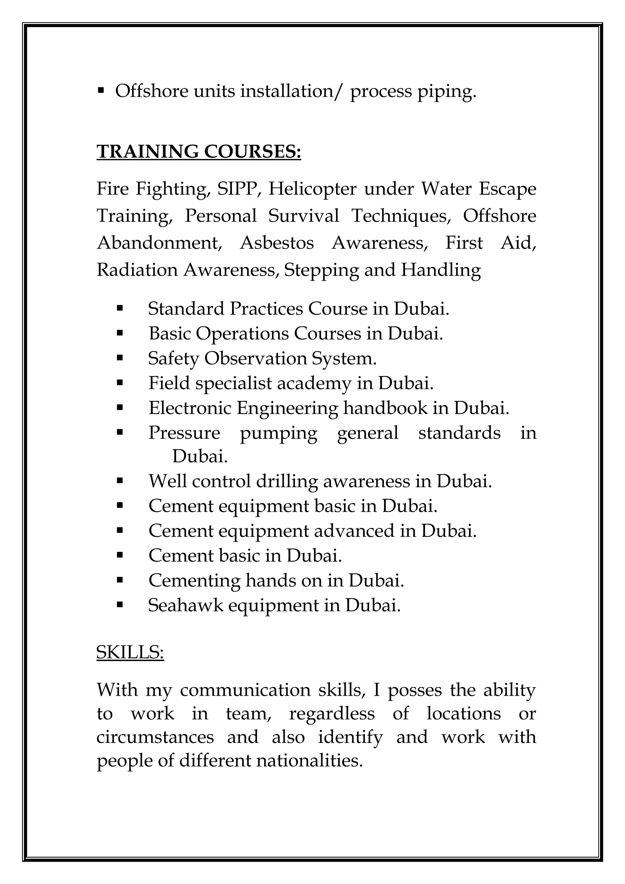 WALEED CV new - Copy | DOC