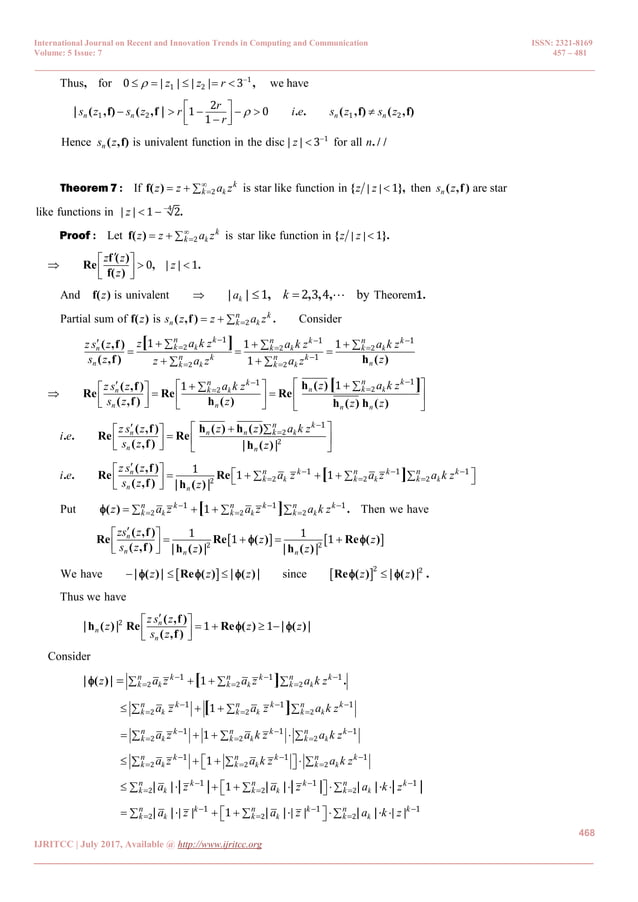 Some Special Functions of Complex Variable | PDF