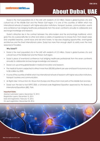 CNS 2016_Brochure | PDF