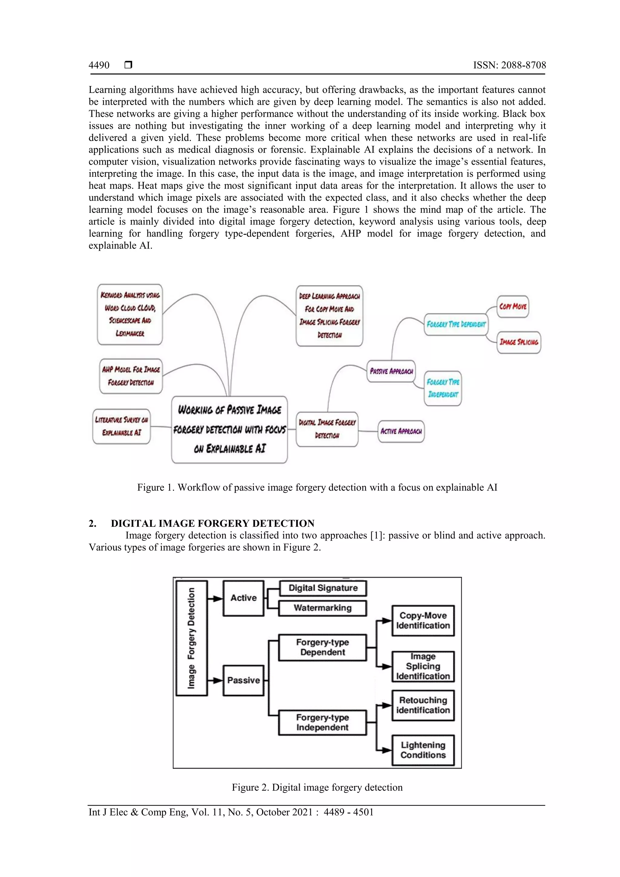 AHP validated literature review of forgery type dependent passive image ...