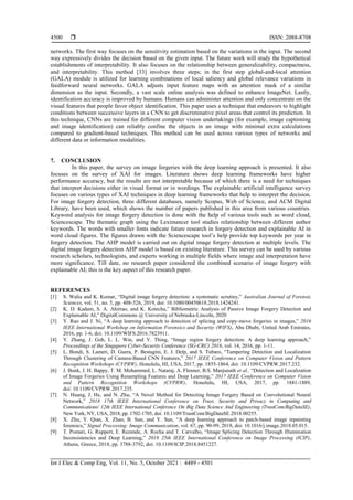 AHP validated literature review of forgery type dependent passive image ...