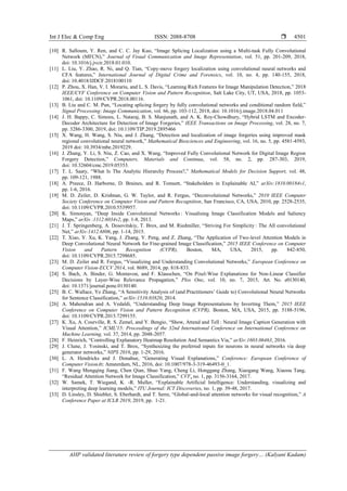 AHP validated literature review of forgery type dependent passive image ...