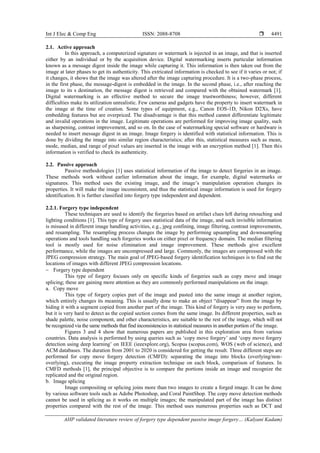 AHP validated literature review of forgery type dependent passive image forgery detection with ...