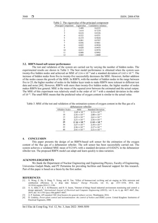 Radial basis network estimator of oxygen content in the flue gas of debutanizer reboiler | PDF