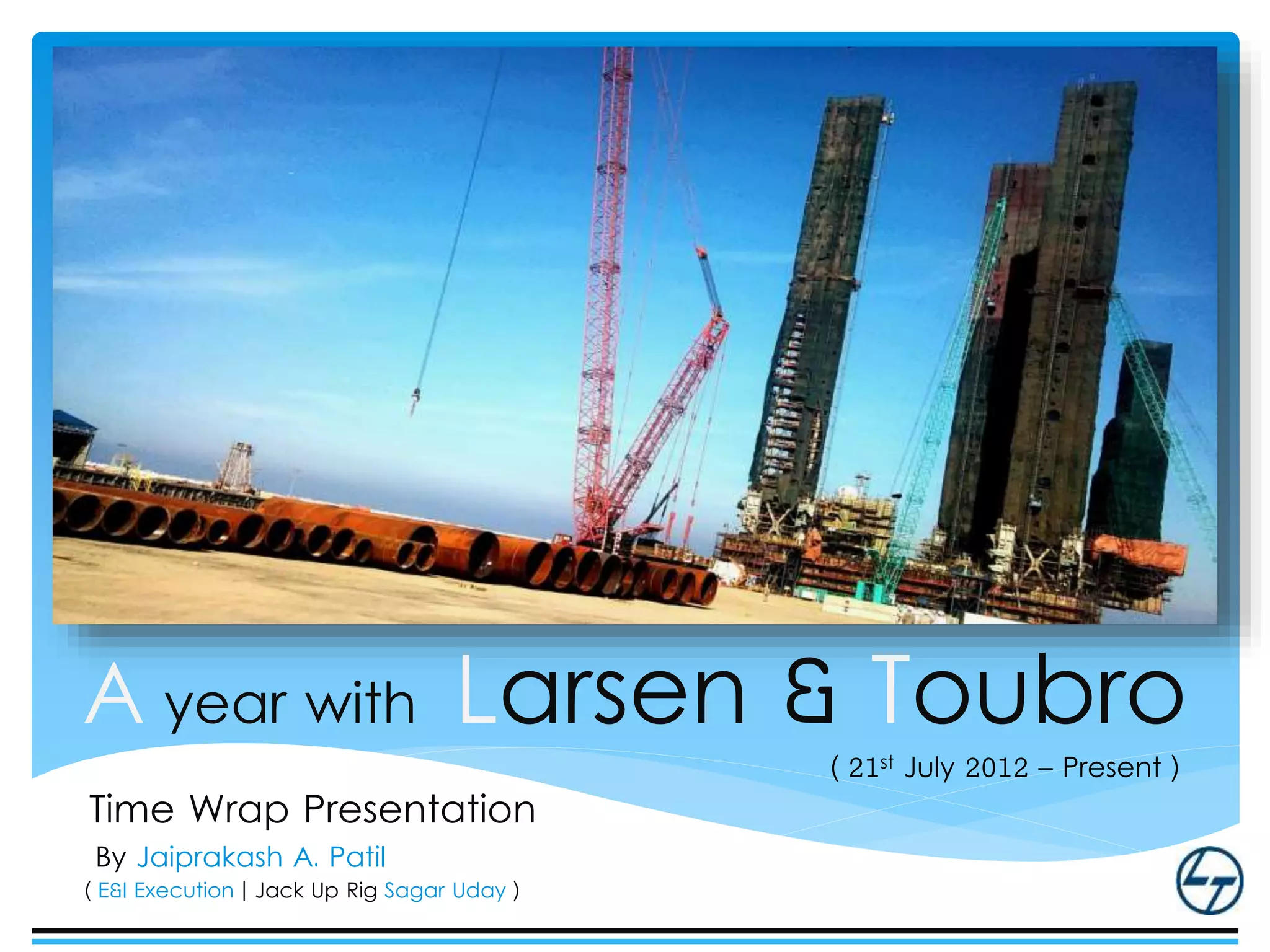 A year with Larsen & Toubro | PPTX