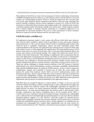 WIRELESS SENSORS INTEGRATION INTO INTERNET OF THINGS AND THE SECURITY PRIMITIVES | PDF