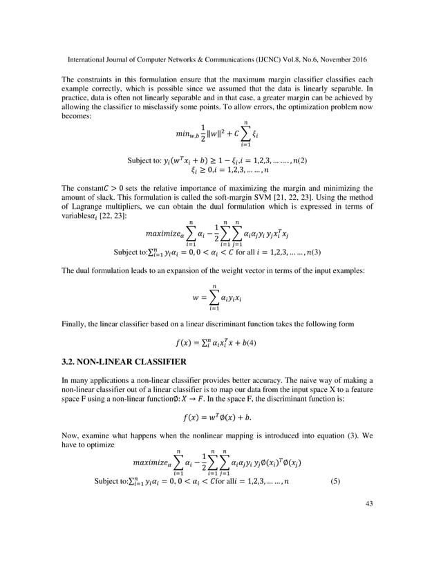 PERFORMANCE EVALUATION OF DIFFERENT KERNELS FOR SUPPORT VECTOR MACHINE USED IN INTRUSION ...