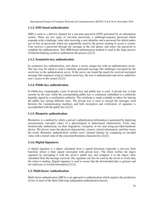 AN ENHANCED SECURITY FOR GOVERNMENT BASE ON MULTIFACTOR BIOMETRIC AUTHENTICATION | PDF