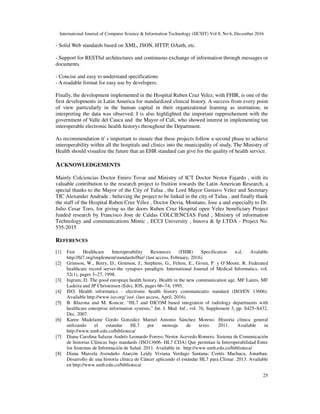 Standardization of Clinical Documents Through HL7 - FHIR for Colombia | PDF