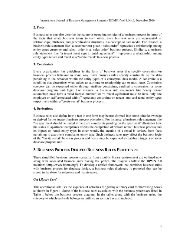 INTEGRATED FRAMEWORK TO MODEL DATA WITH BUSINESS PROCESS AND BUSINESS RULES | PDF | Databases ...