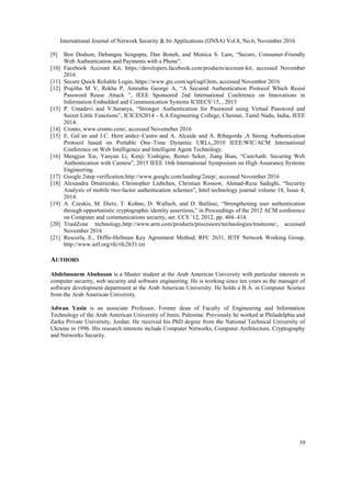 A BASTION MOBILEID-BASED AUTHENTICATION TECHNIQUE (BMBAT) | PDF