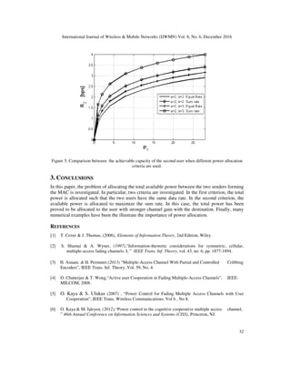 OPTIMAL POWER ALLOCATION FOR MULTIPLE ACCESS CHANNEL | PDF