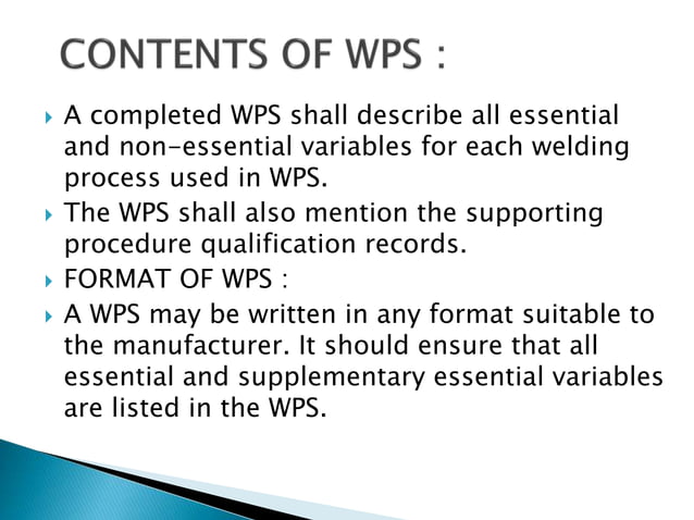 86177188-Wps-Pqr-Guide.ppt | Physics | Science