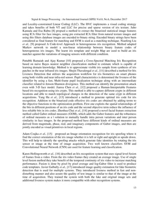 Multi Scale ICA Based IRIS Recognition Using BSIF and HOG | PDF