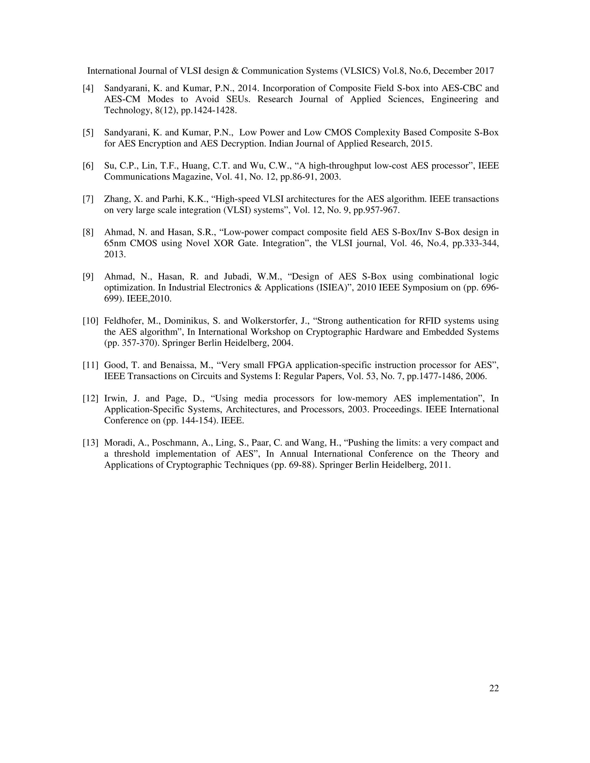Vlsi Architecture For Nano Wire Based Advanced Encryption Standard Aes With The Efficient 