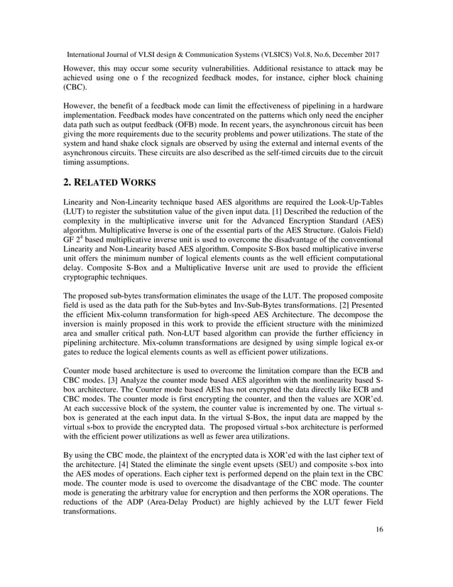 Vlsi Architecture For Nano Wire Based Advanced Encryption Standard Aes With The Efficient
