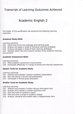 navitas english certificate | PDF