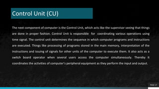 COMPUTERS IN EDUCATION - UNIT 1 - INTRODUCTION TO COMPUTER - B.ED ...