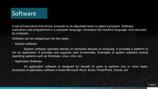 COMPUTERS IN EDUCATION - UNIT 1 - INTRODUCTION TO COMPUTER - B.ED ...