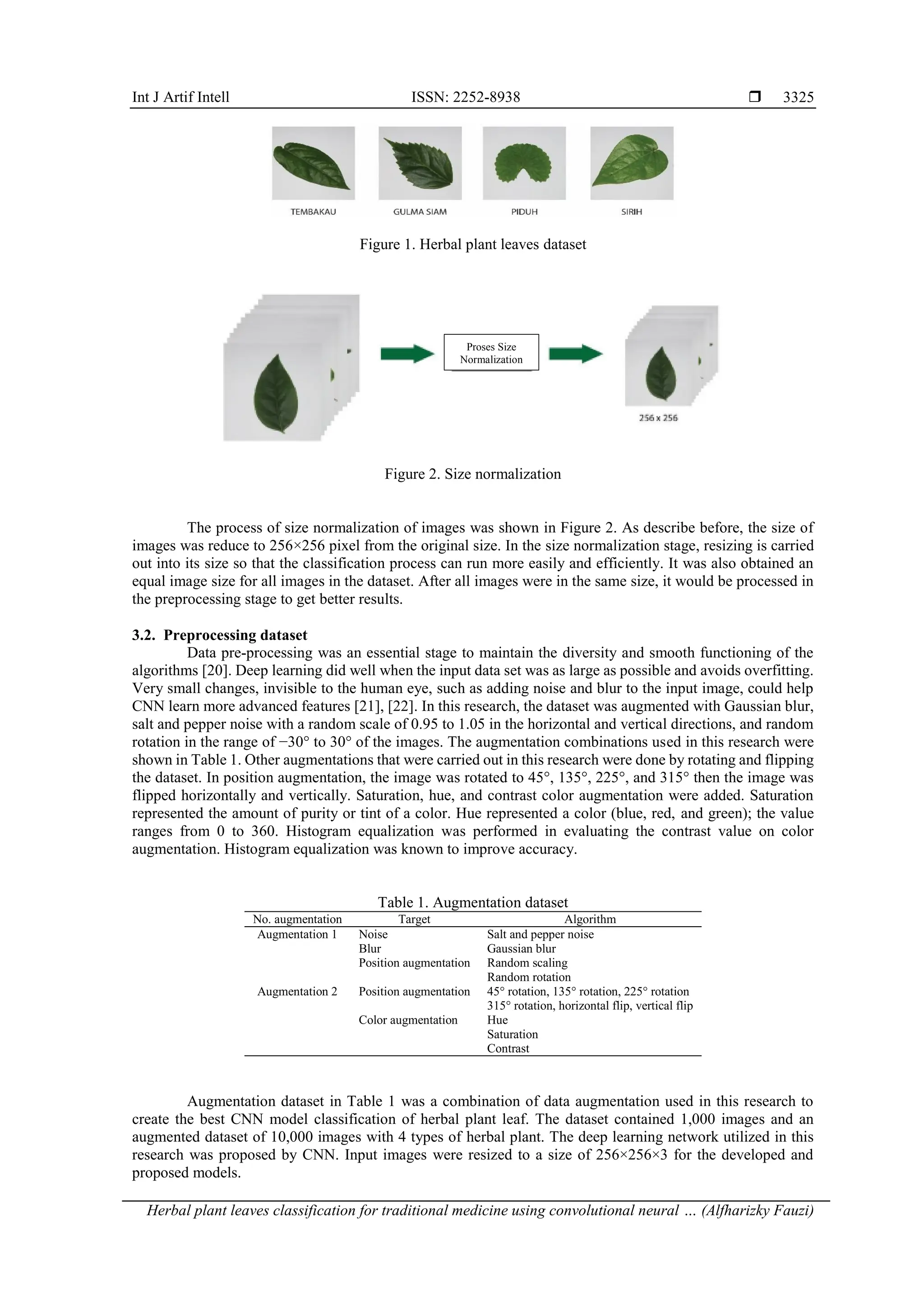 Herbal plant leaves classification for traditional medicine using ...