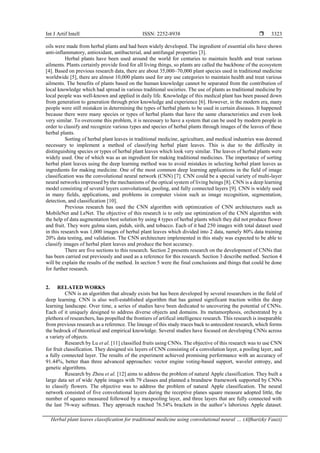 Herbal plant leaves classification for traditional medicine using ...