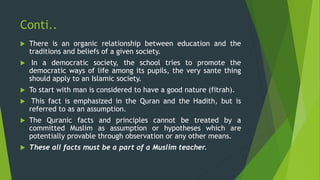Teacher and Teaching (Islamic Perspective)-Unit 02- 8626 | PPTX