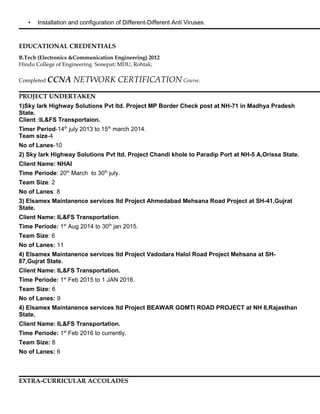 Resume of ROHIT TANWAR | DOC