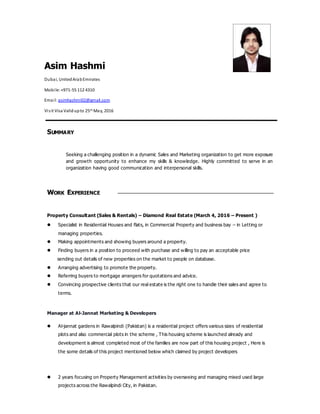 Asim Hashmi CV | PDF