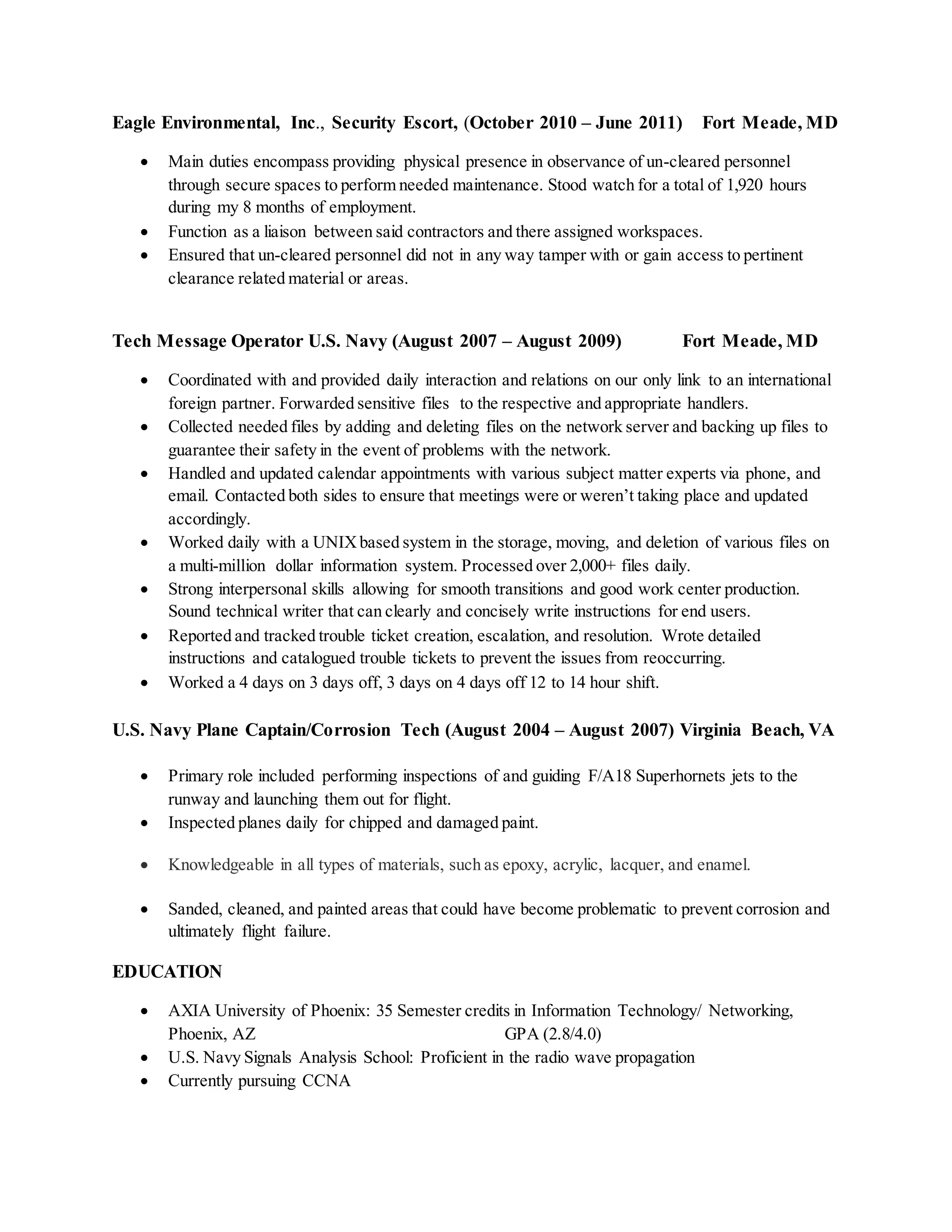 General Resume | DOCX | Computer Networking | Computing