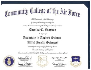 Allied Health Science Degree