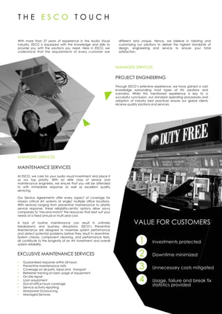 ESCO Company Profile (190916) | PDF