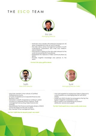 ESCO Company Profile (190916) | PDF