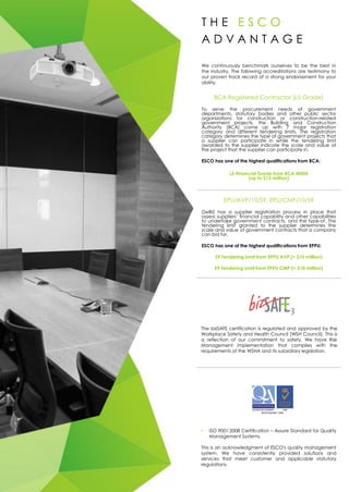 ESCO Company Profile (190916) | PDF