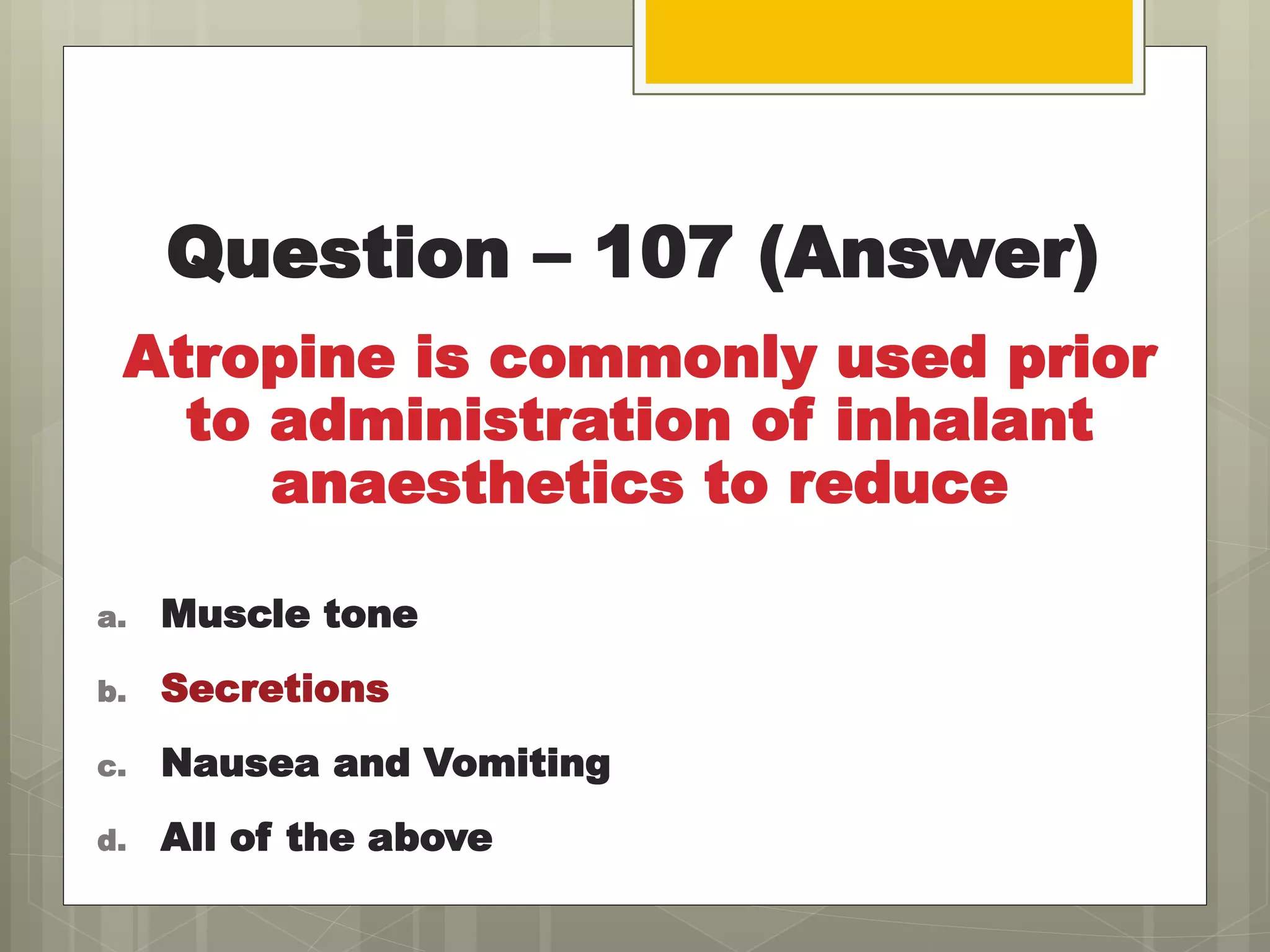 Nursing Competitive Exam Model Questions - 2018 | PPTX