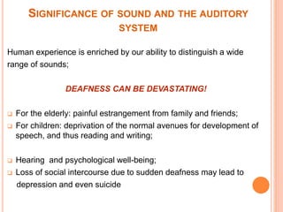 SOUND TRANSDUCTION | PPTX