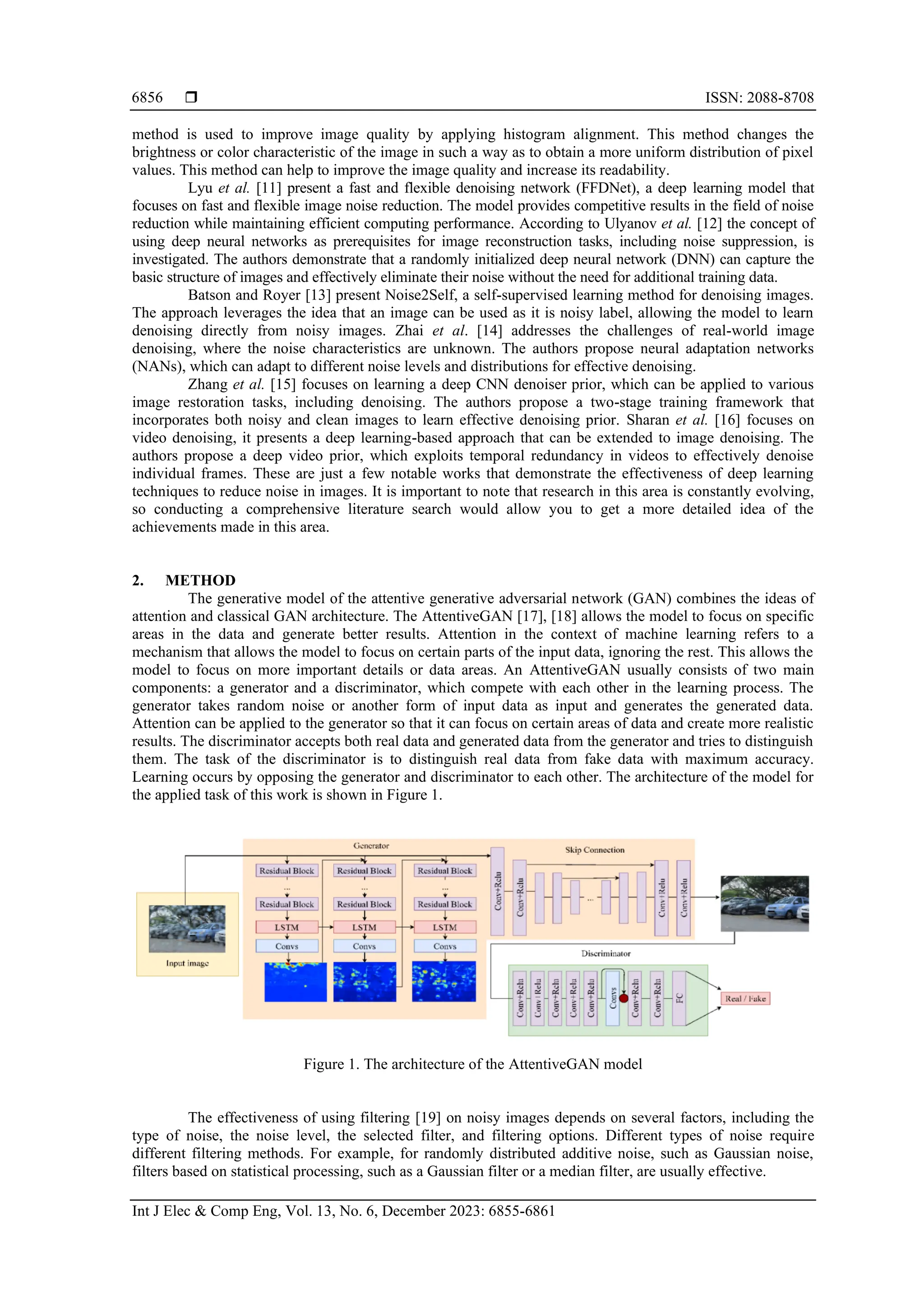 Image noise reduction by deep learning methods | PDF