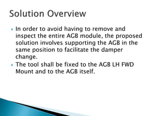 CFM 56-7B AGB LH FWD Mount Damper Change Tool | PPTX