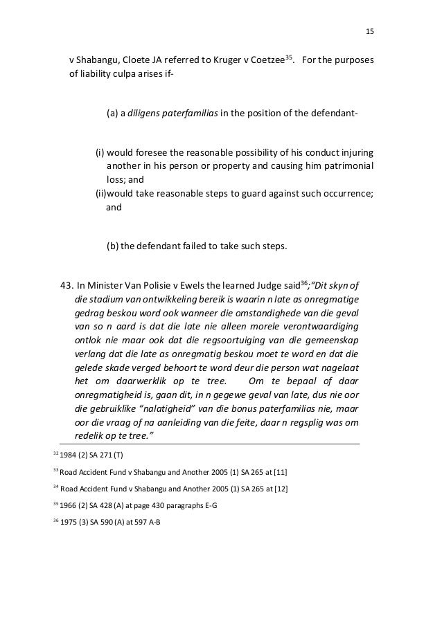 In The Northern Cape High Court Heads Of Argument