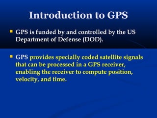 gps | PPT
