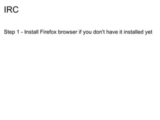 IRC | PPT