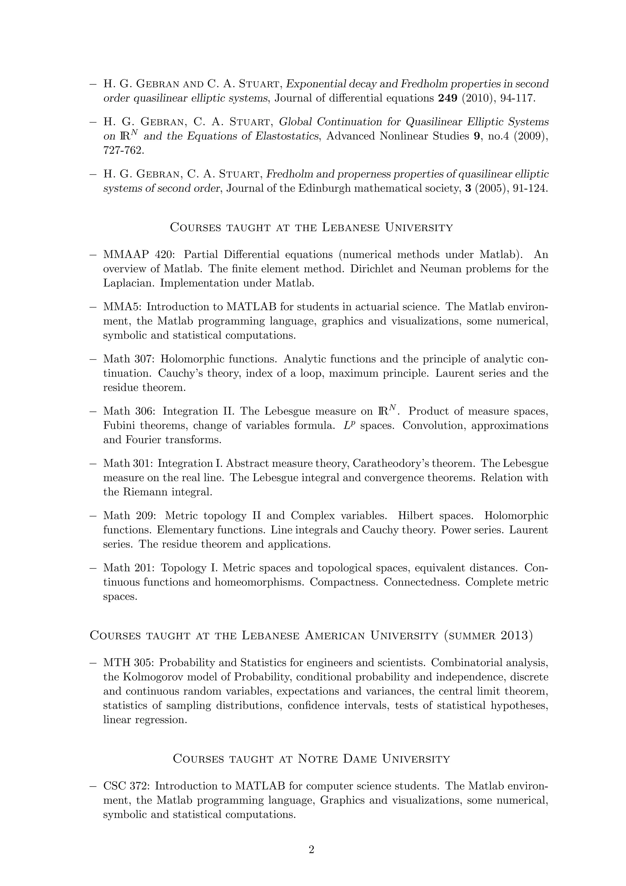 CVGebran | PDF | Physics | Science